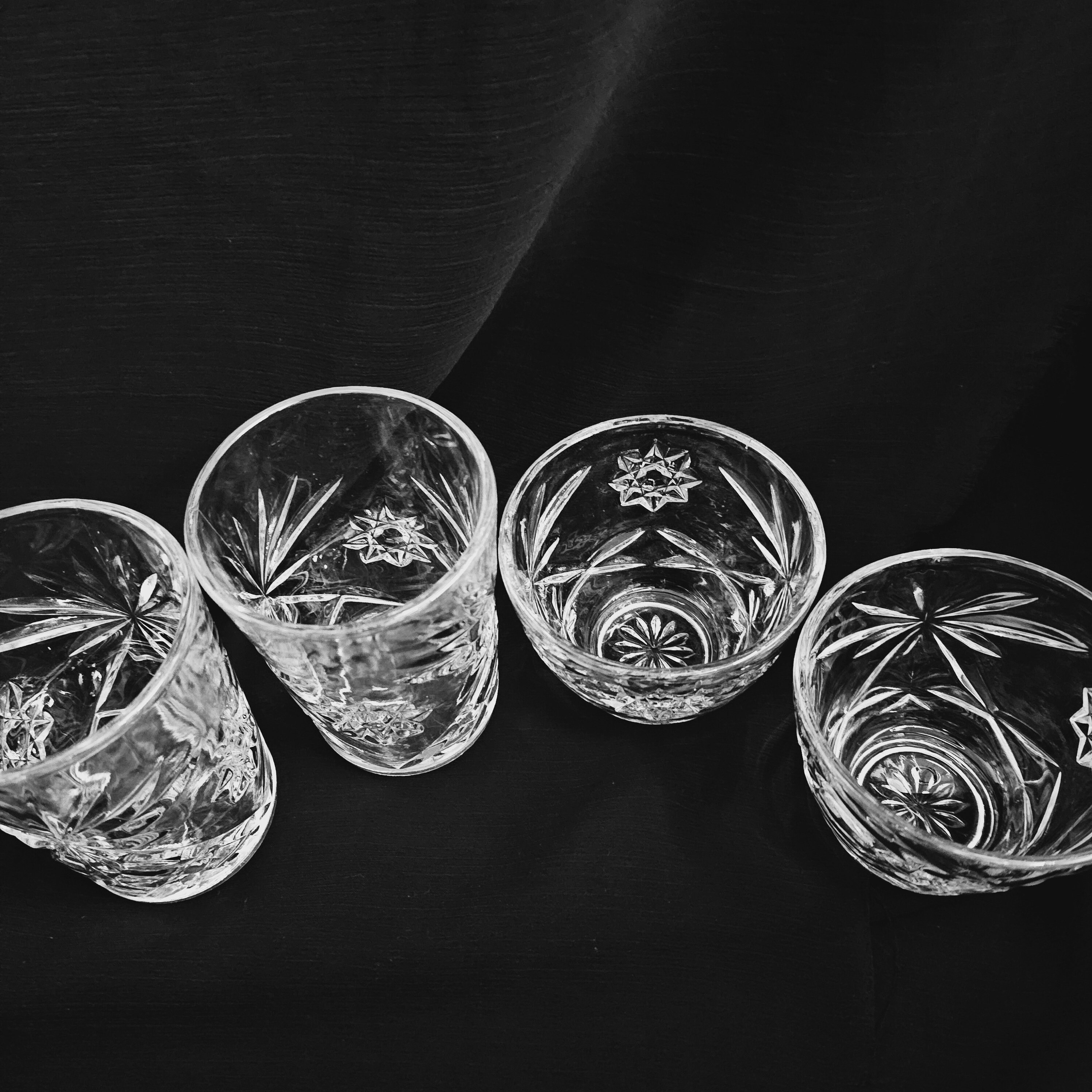 Vintage Star of David Glasses From Anchor Hocking Glass Co, Starburst ...