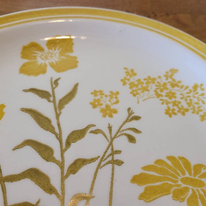 Floral China Plates - Etsy