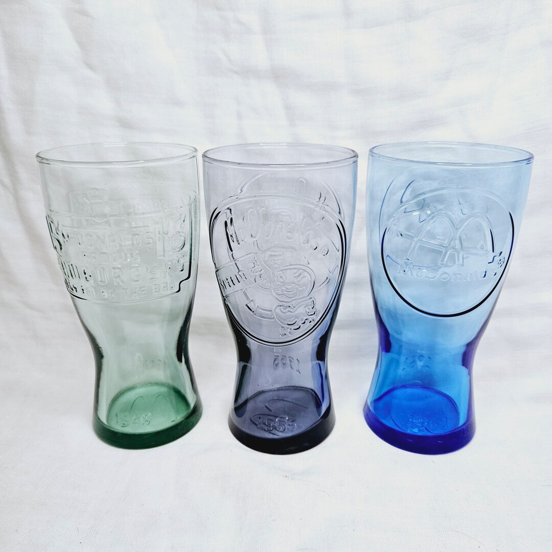 Vintage Mcdonalds Through the Years Soda Glasses, 2012 Mcdonalds Promo ...