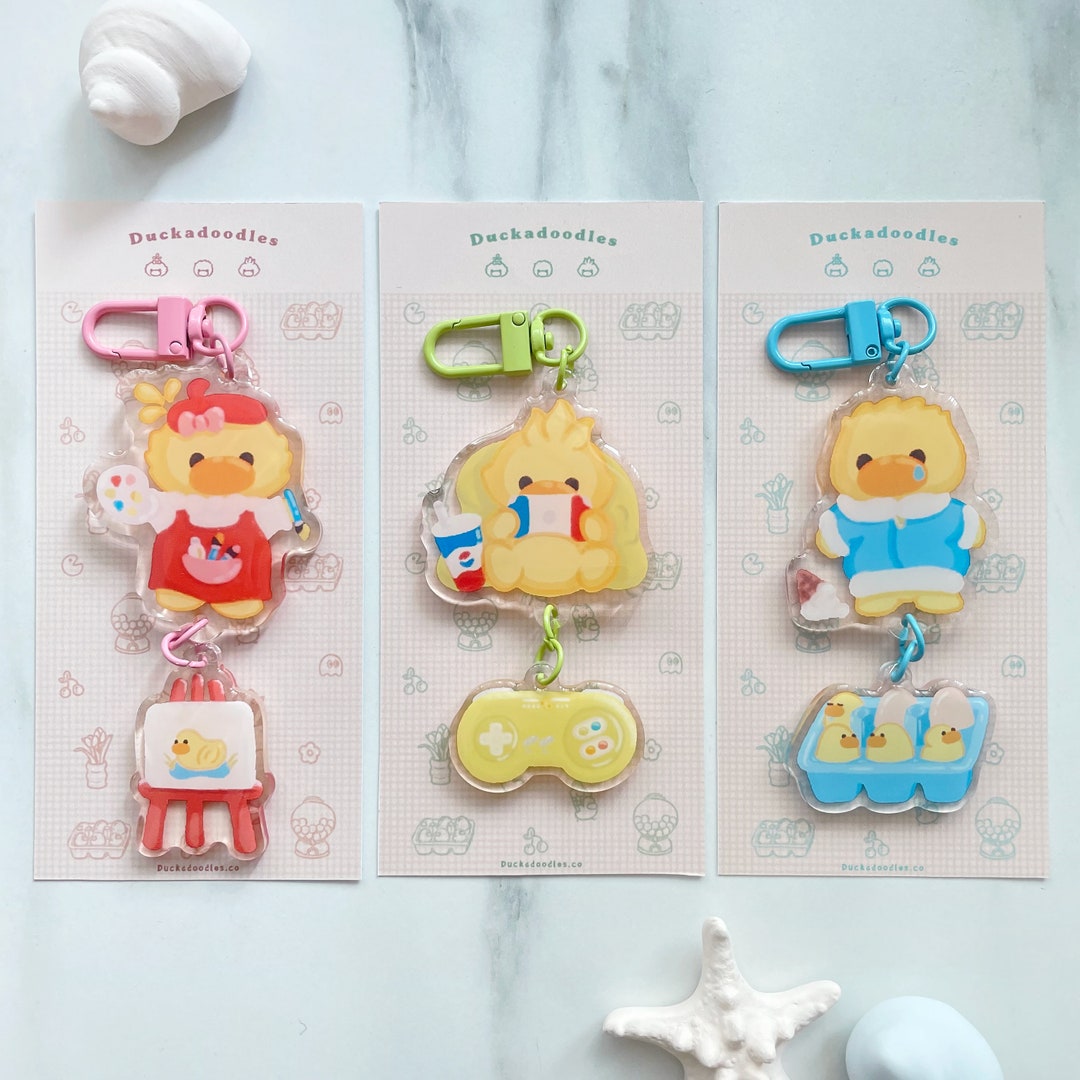 Everyday Ducks Dangly Keychain/charm - Etsy