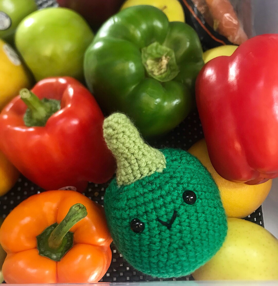Crochet Pepper Stuffed Animal - Etsy