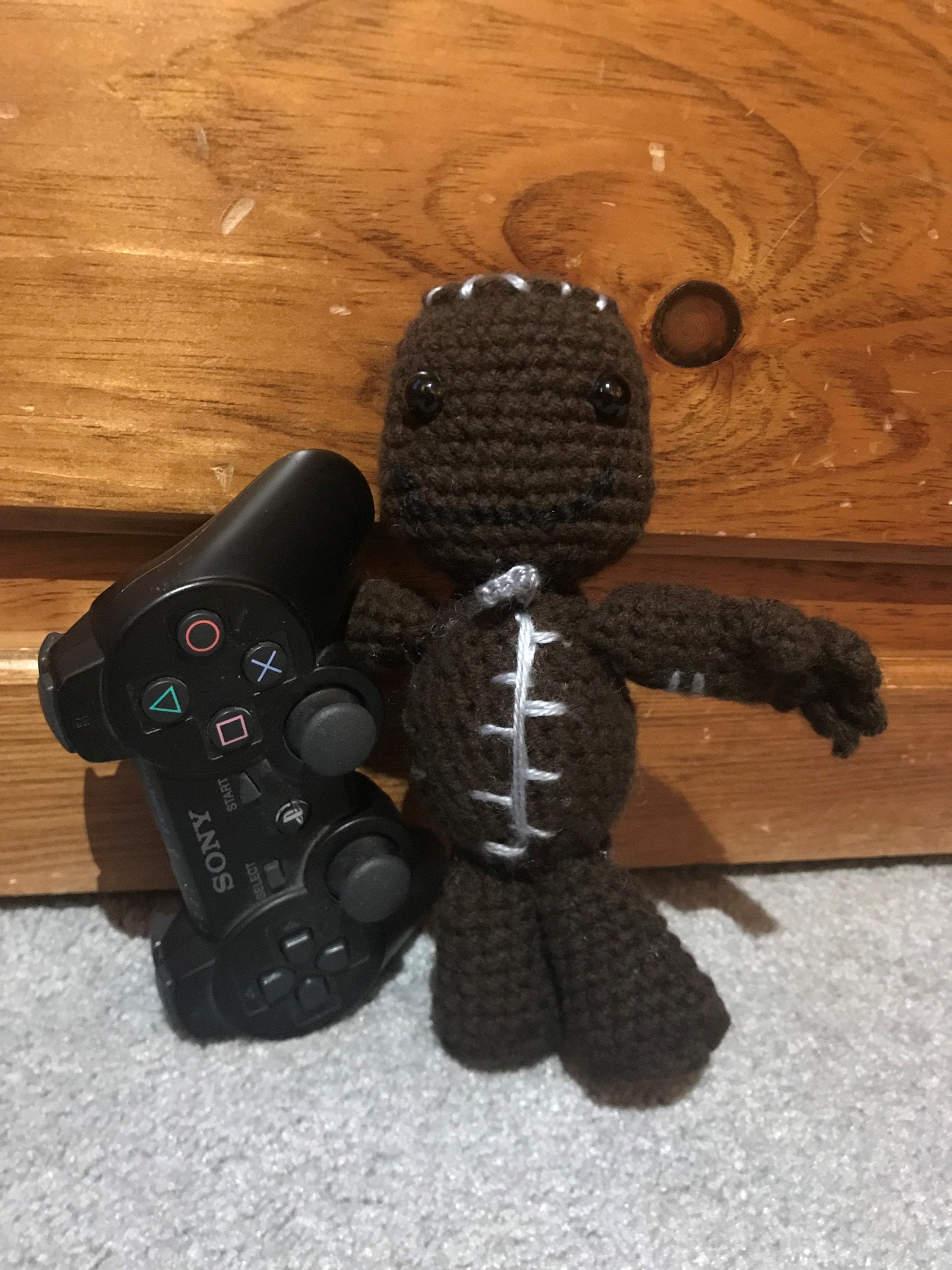 Stuffed Animals & Plushies Children Plush Toy Crochet Gifts Sackboy ...