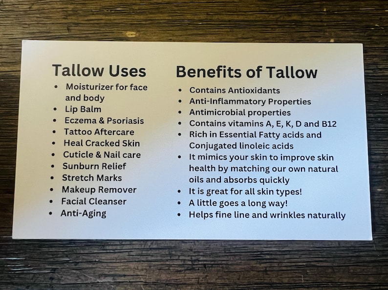 Whipped Tallow Cream - Etsy