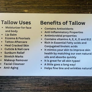Tallow Lip Balm - Etsy