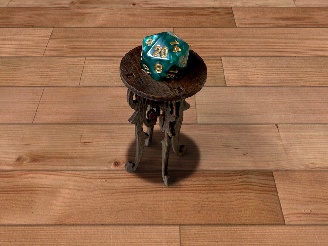 Tall and Noble Pedestal Dice Holders for Standard Tapletop RPG Dice and ...