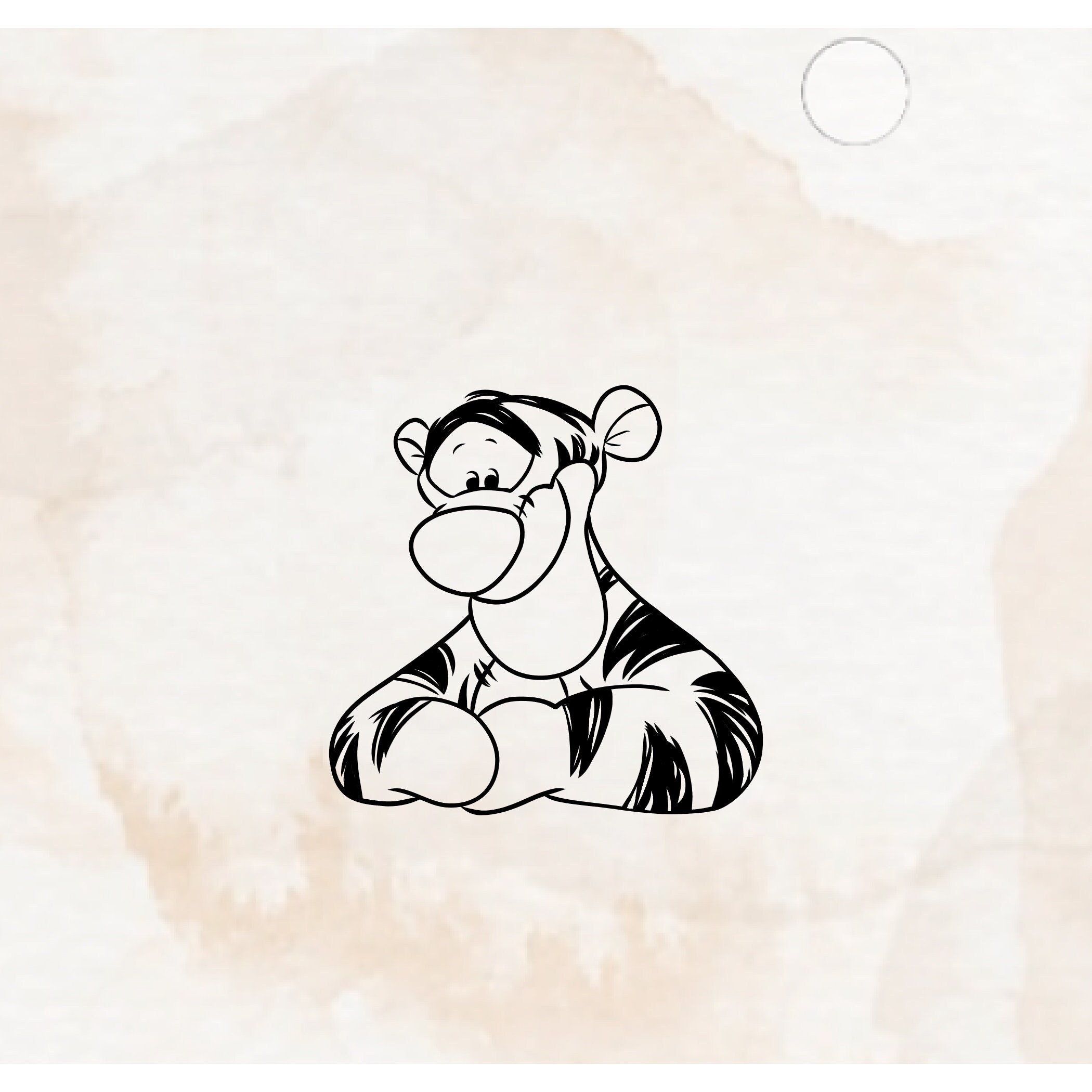 Easy Drawings Of Tigger