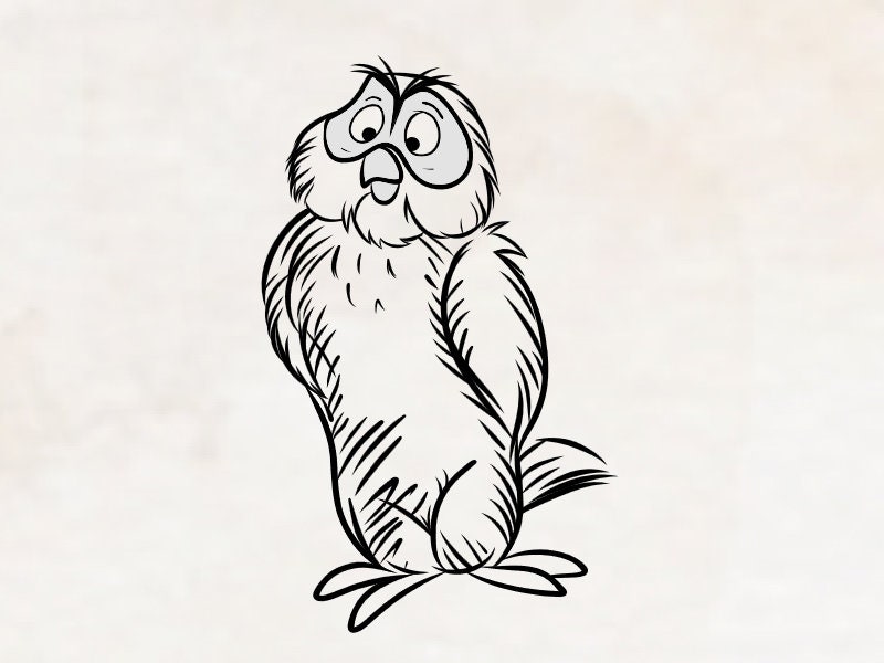 Winnie the Pooh Owl - Etsy