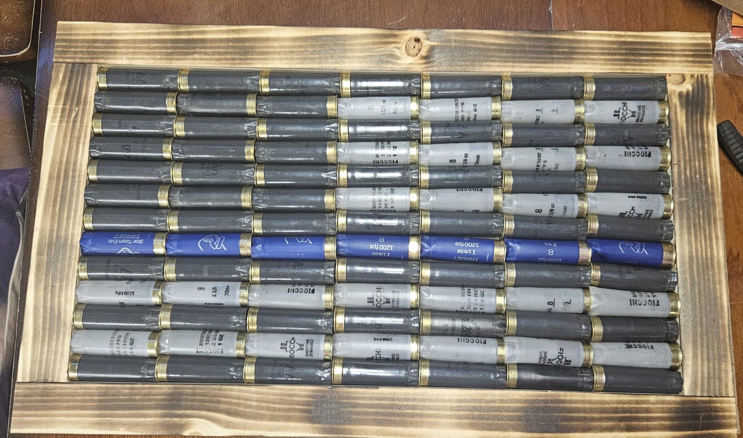 Thin Blue Line Shotgun Shell Casing American Flag (standard Size) - Etsy