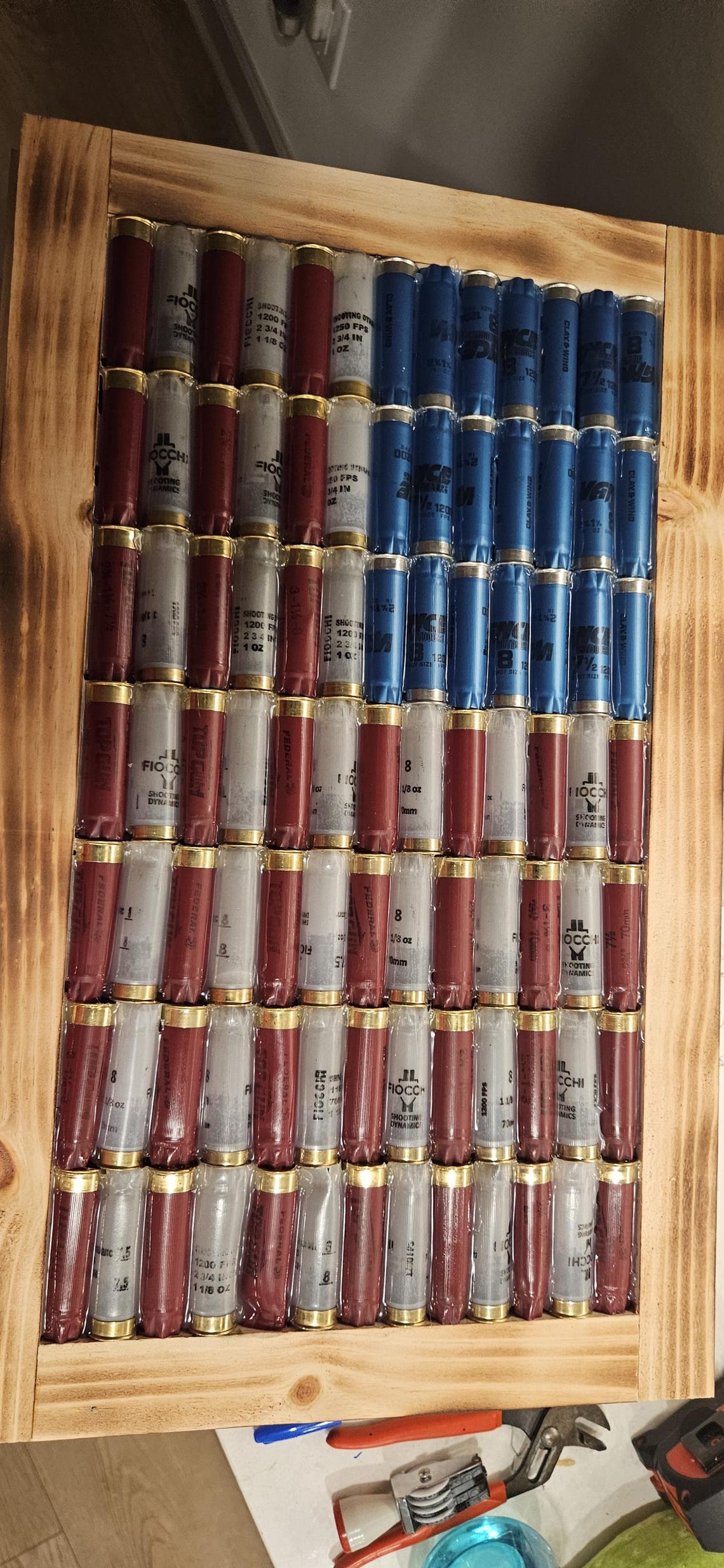 Shotgun Shell Casing American Flag (standard Size) - Etsy