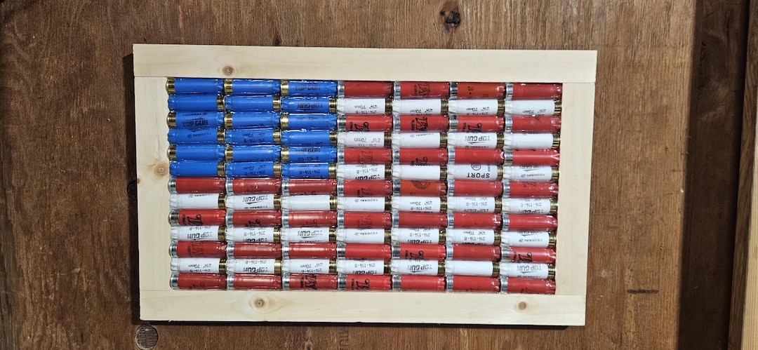 Shotgun Shell Casing American Flag (standard Size) - Etsy