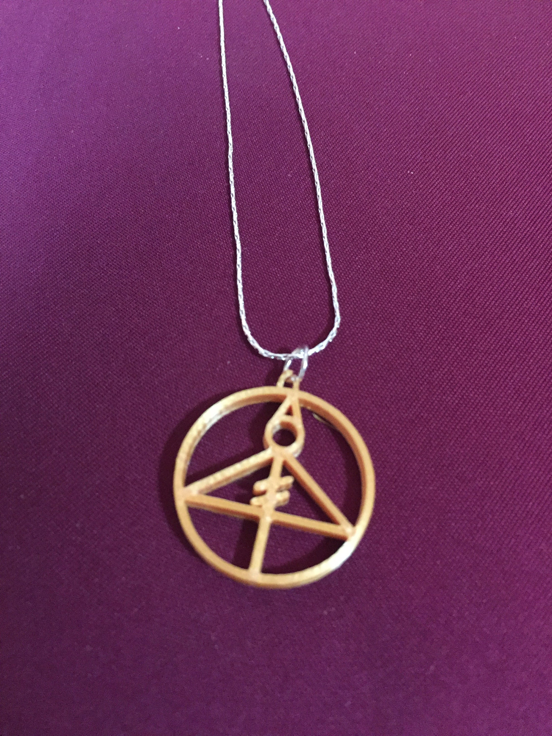 Light Glyph Necklace - Etsy