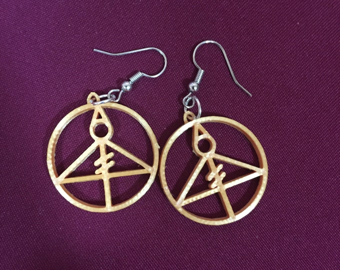 Light Glyph Earrings - Etsy