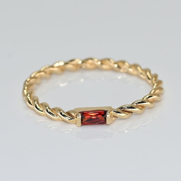 Small Ruby Ring - Etsy