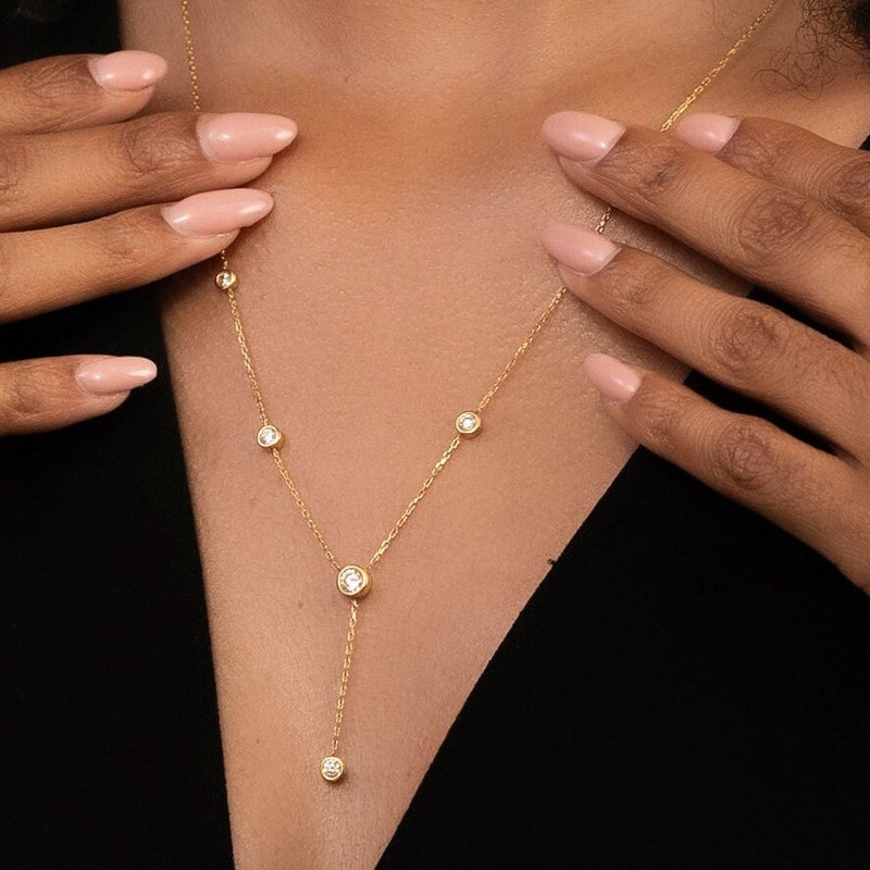 Lariat Necklace - Etsy