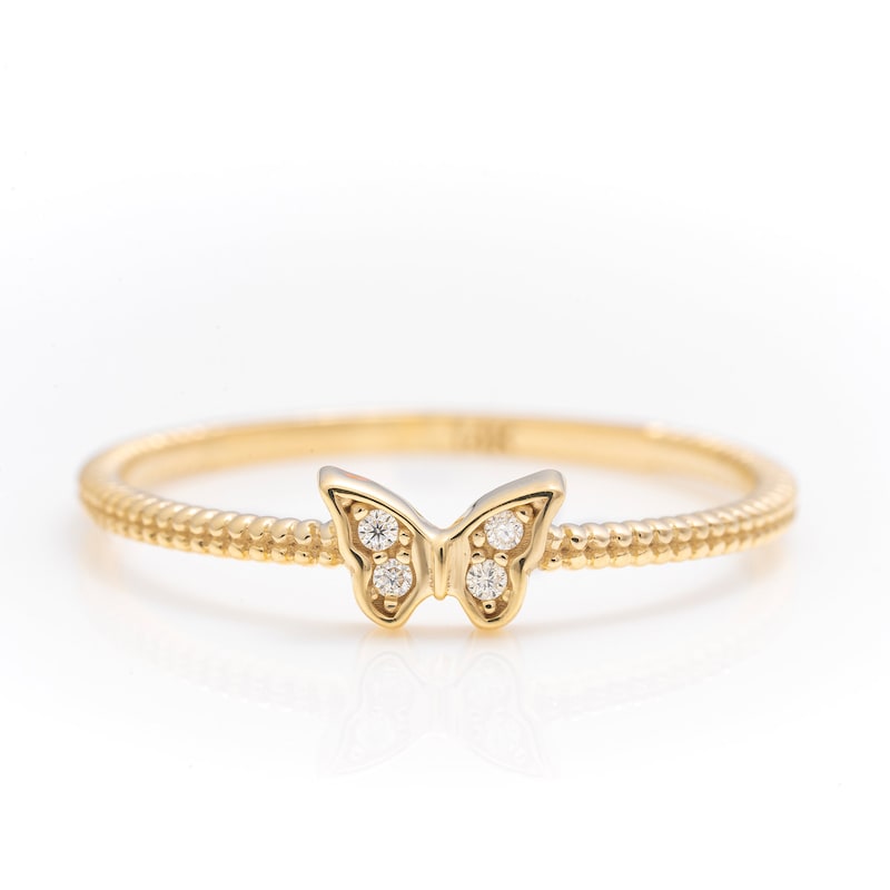Gold Butterfly Ring - Etsy