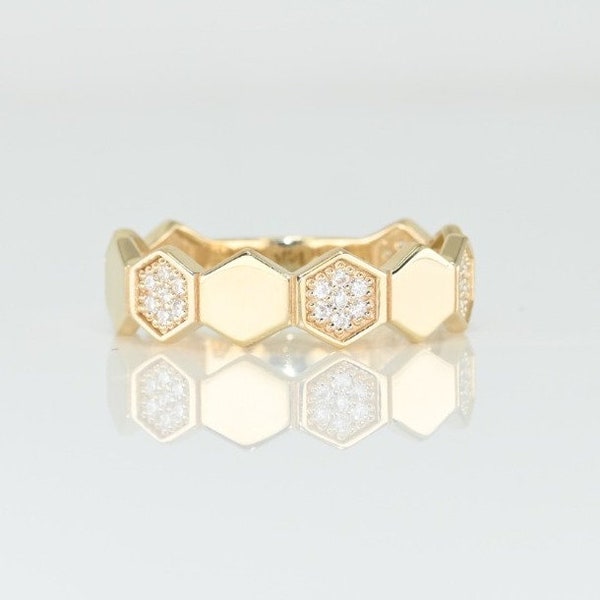 Honeycomb Ring - Etsy