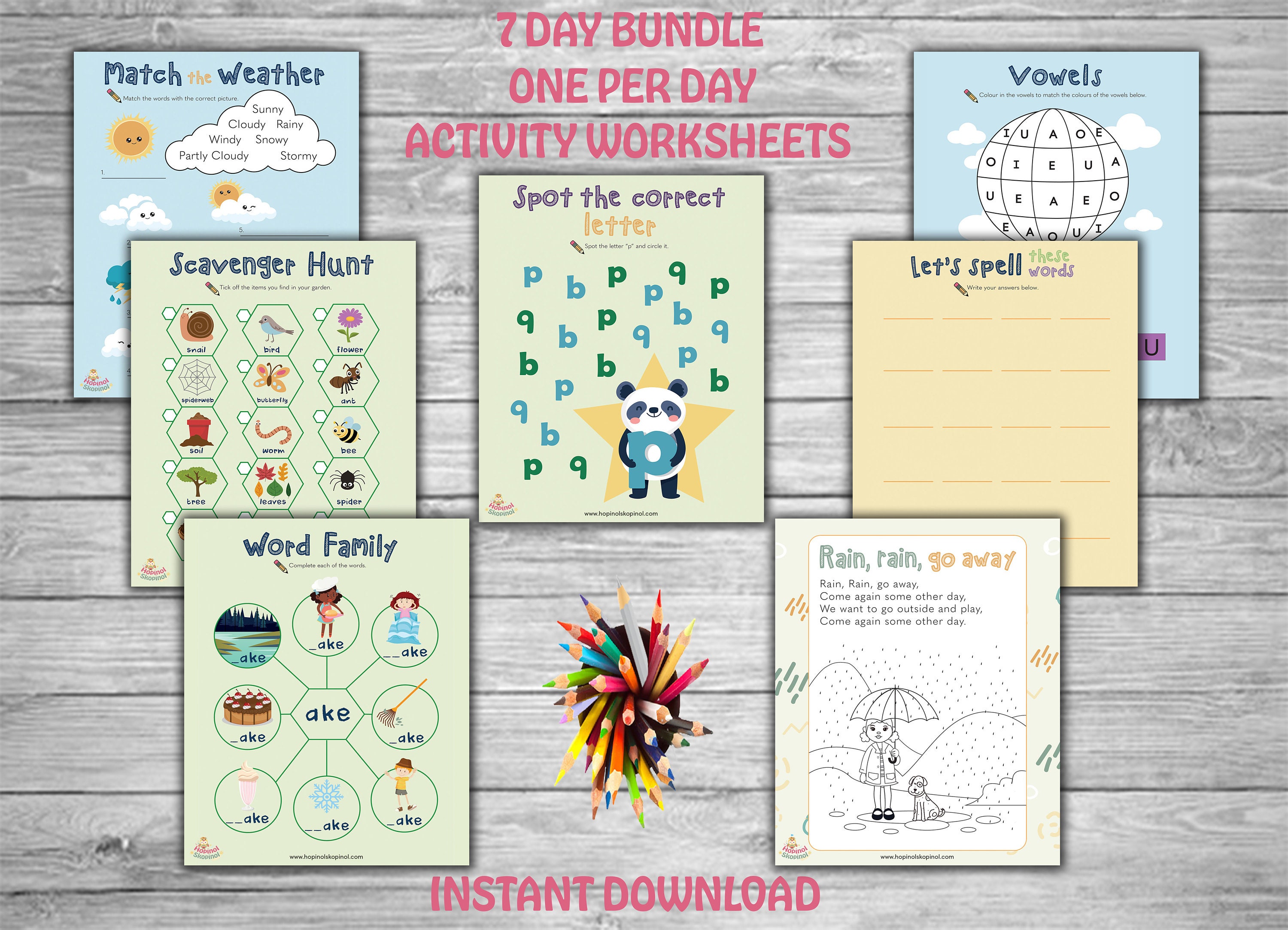 Art & Collectibles Prints Digital Prints Preschool Learning Quiet Time ...
