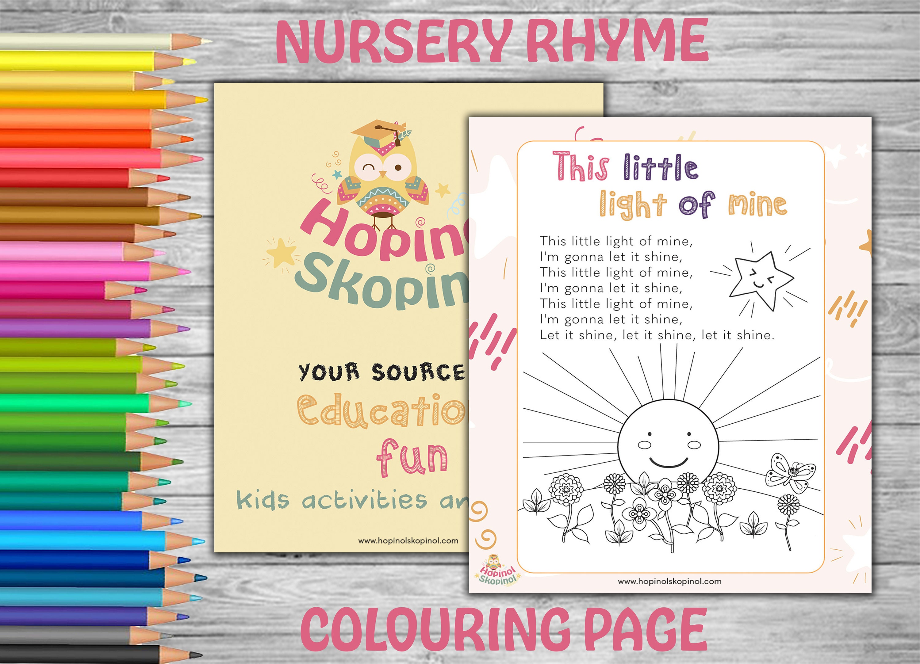 This Little Light Of Mine Coloring Page