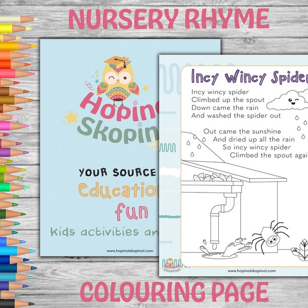 Incy Wincy Spider - Etsy