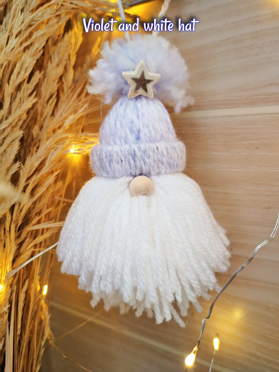 Pom Pom Gonk Christmas Tree Decorations, Gnome Hanging Gonk Bauble ...