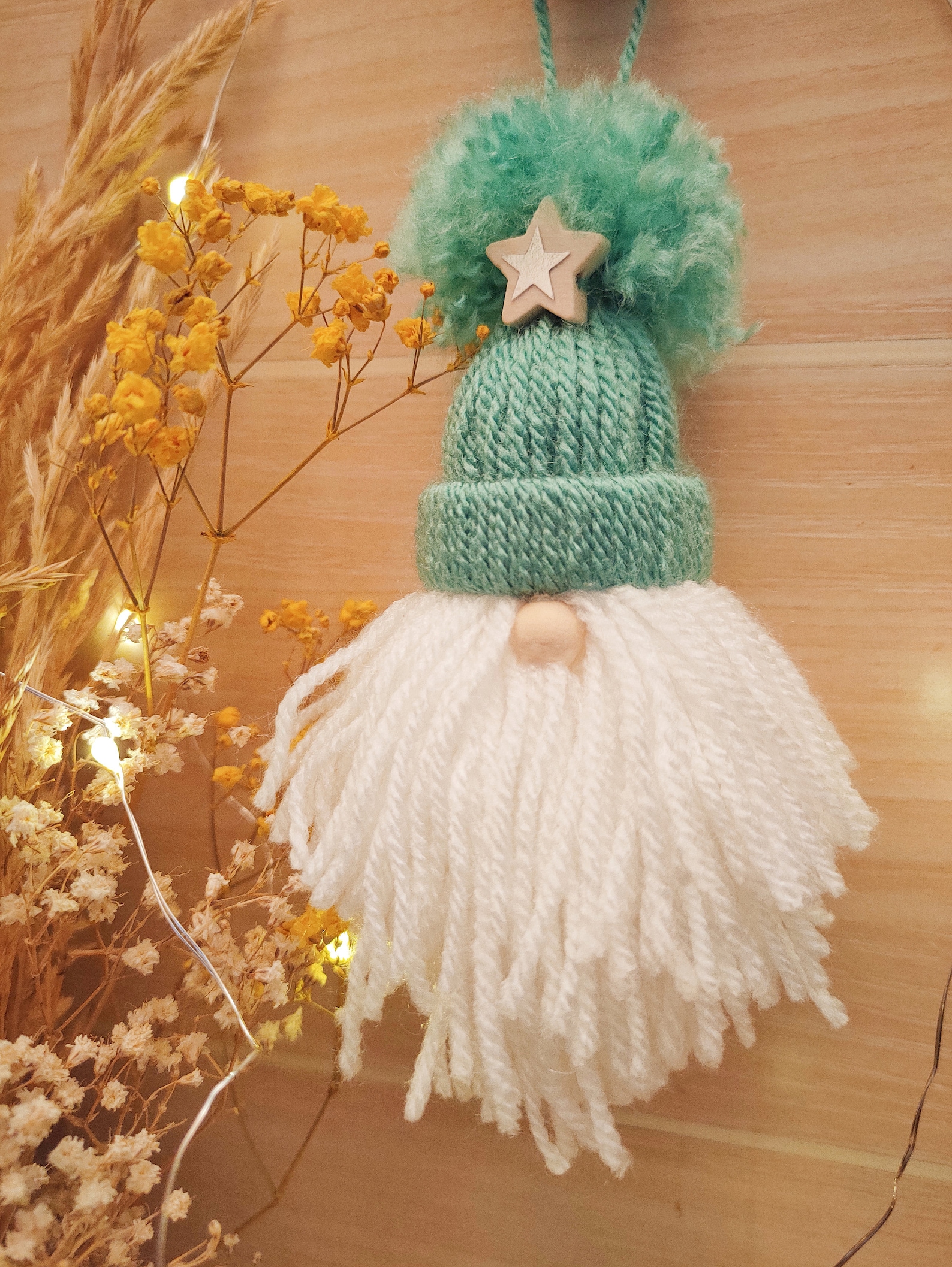 Pom Pom Gonk Christmas Tree Decorations, Gnome Hanging Gonk Bauble ...