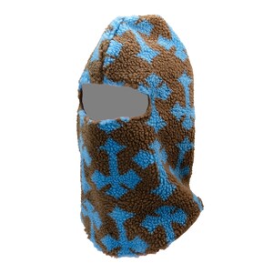Sherpa Cross Pattern Chroma Soft Ski Mask Balaclava Face Mask Hood Cap ...