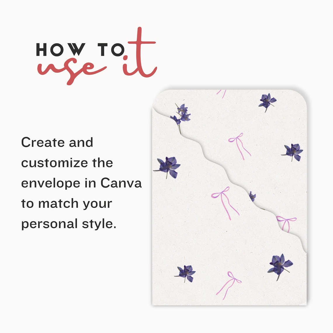 5x7 Envelope Template: A7 Pocket Design, Canva Frame (digital Download ...