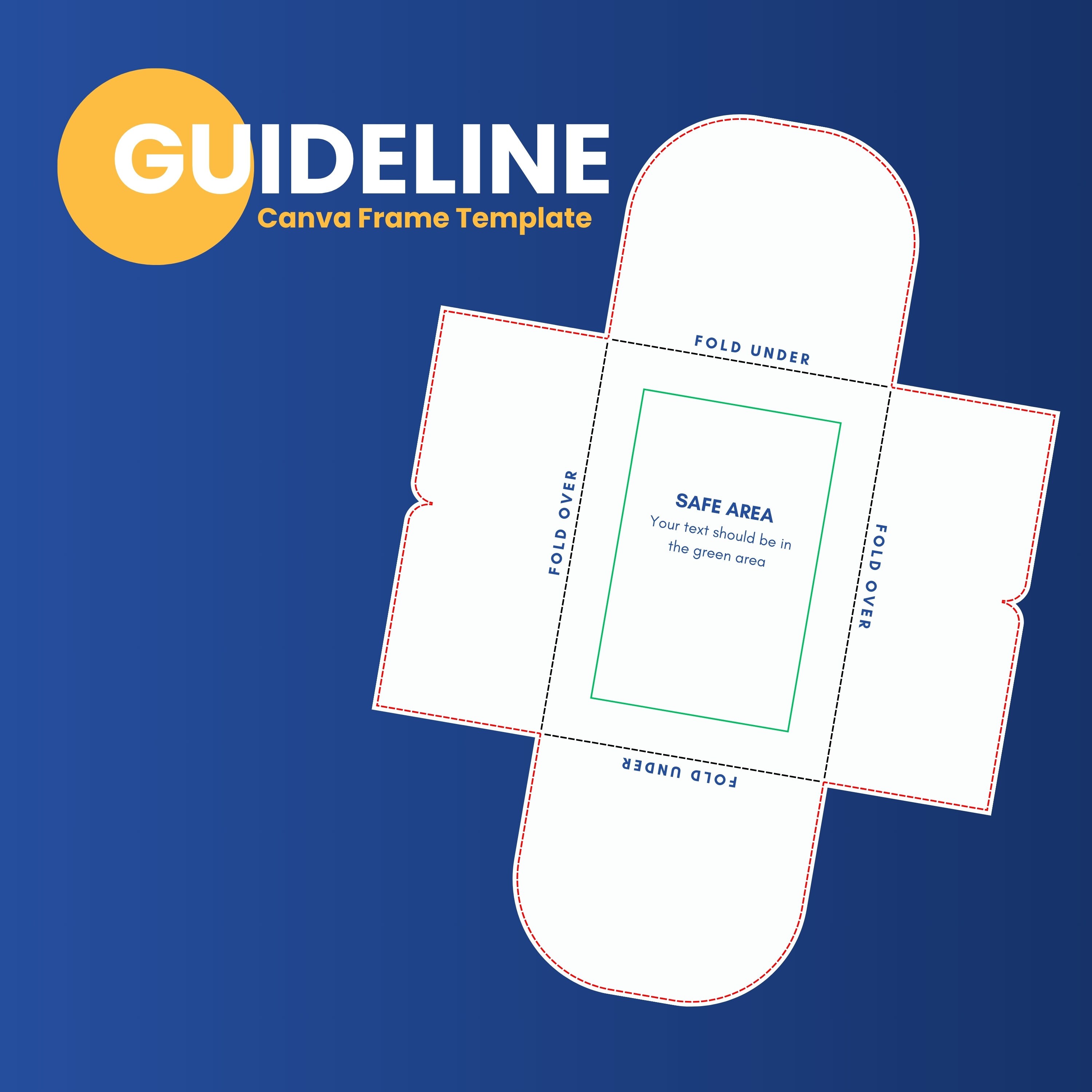 Envelope SVG Template Printable A7 / 5x7’ | Canva Frame Template | Cut ...