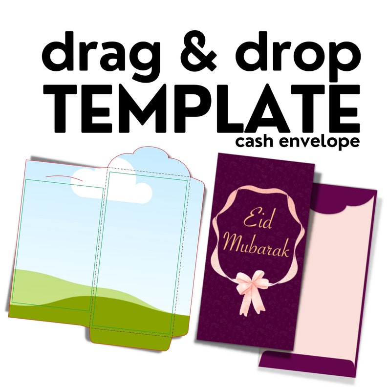 Cash Money Envelope Canva Template | Printable Envelope - Etsy