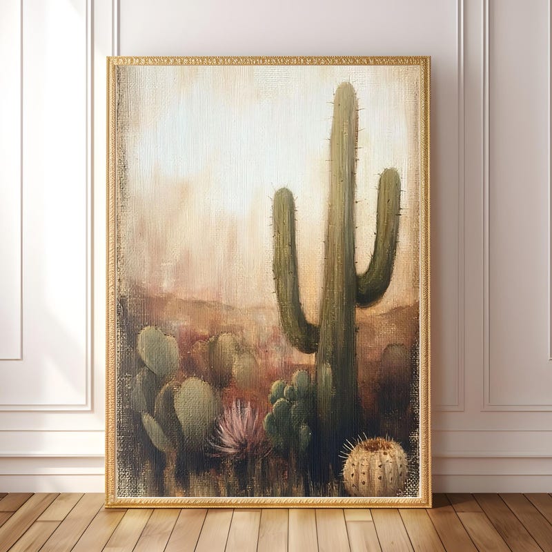 Saguaro Painting - Etsy