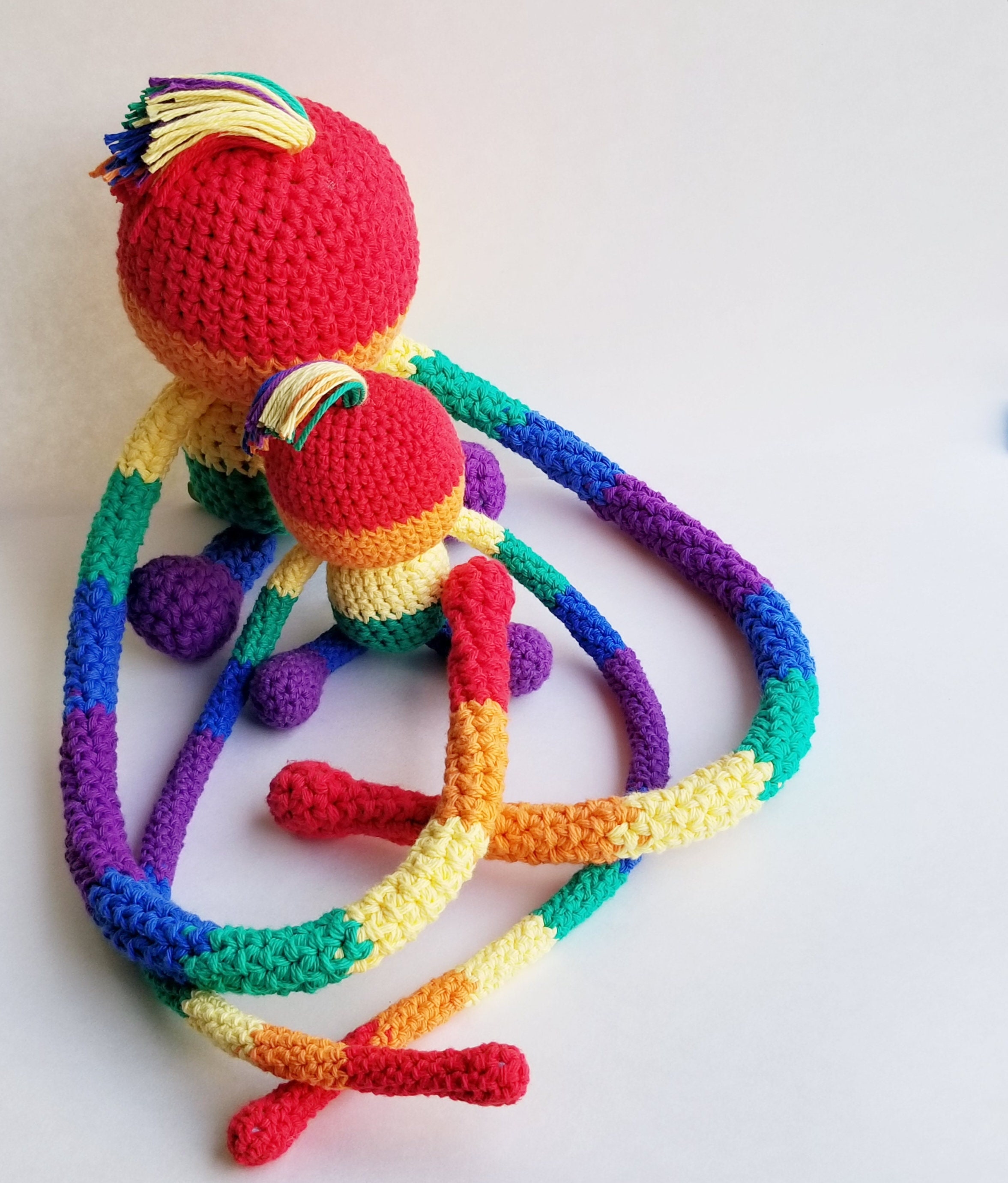 LGBTQ "pride Friend" Gay / Queer Rainbow Crochet Flag Doll - Etsy