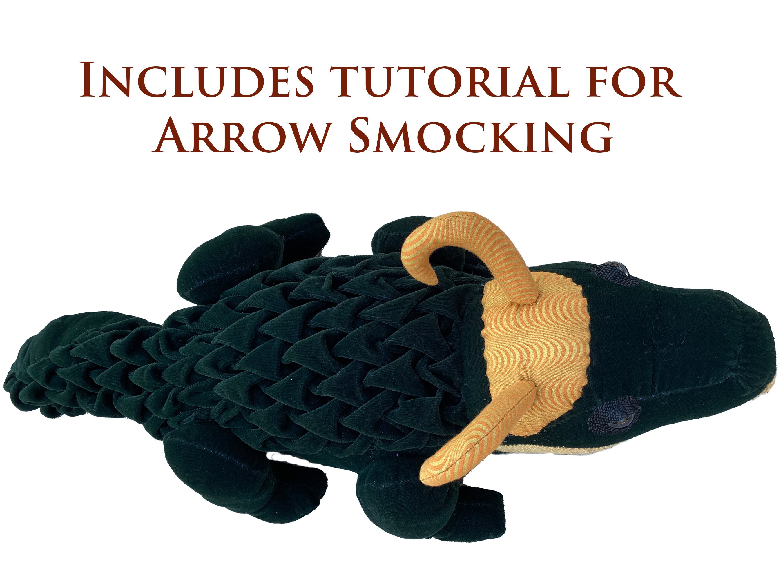 Grinning Gator PDF Sewing Pattern/ Loki Alligator Croki Free Add On ...