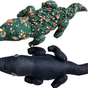 Grinning Gator PDF Sewing Pattern/ Loki Alligator Croki Free Add On ...