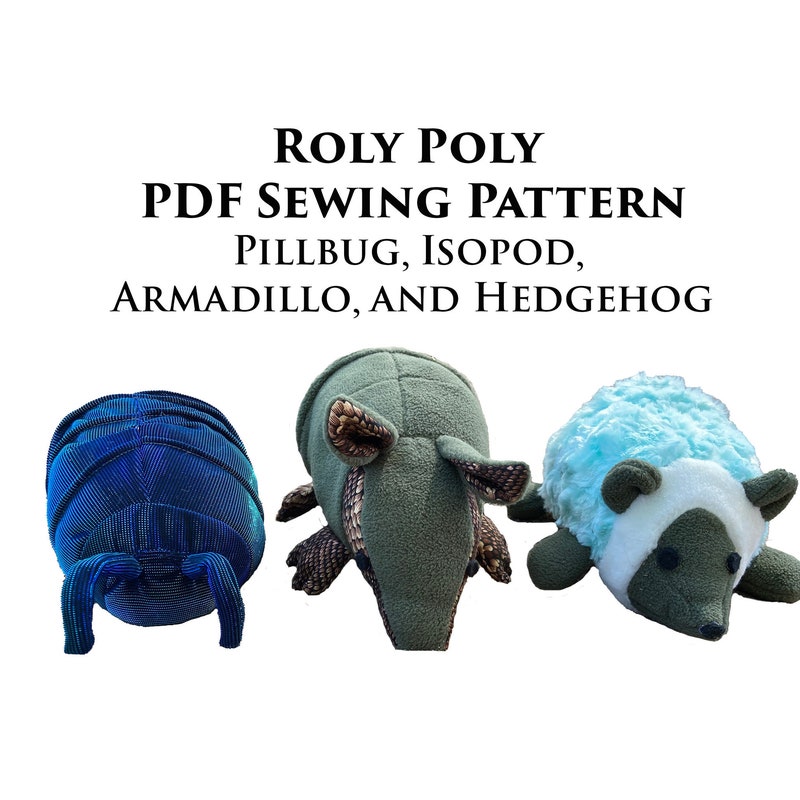 Pillbug Plush Pattern - Etsy