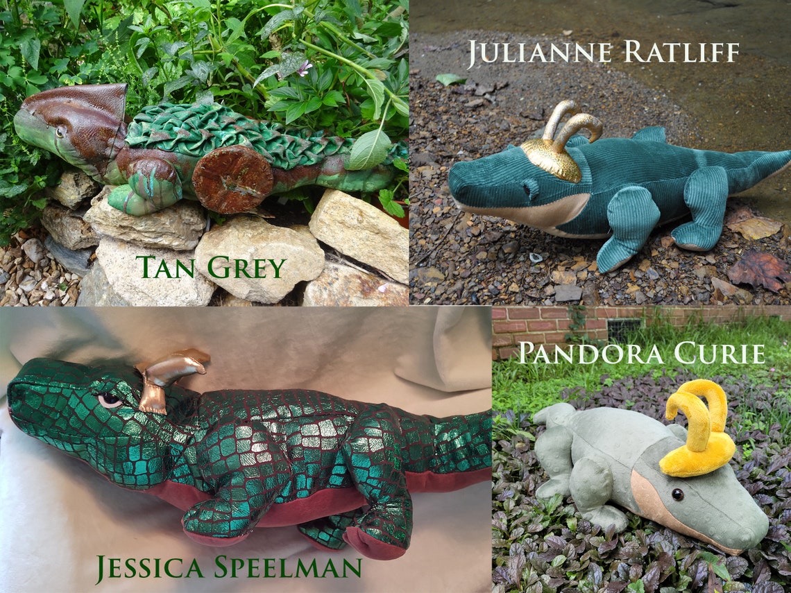 Grinning Gator PDF Sewing Pattern/ Loki Alligator Croki Free | Etsy