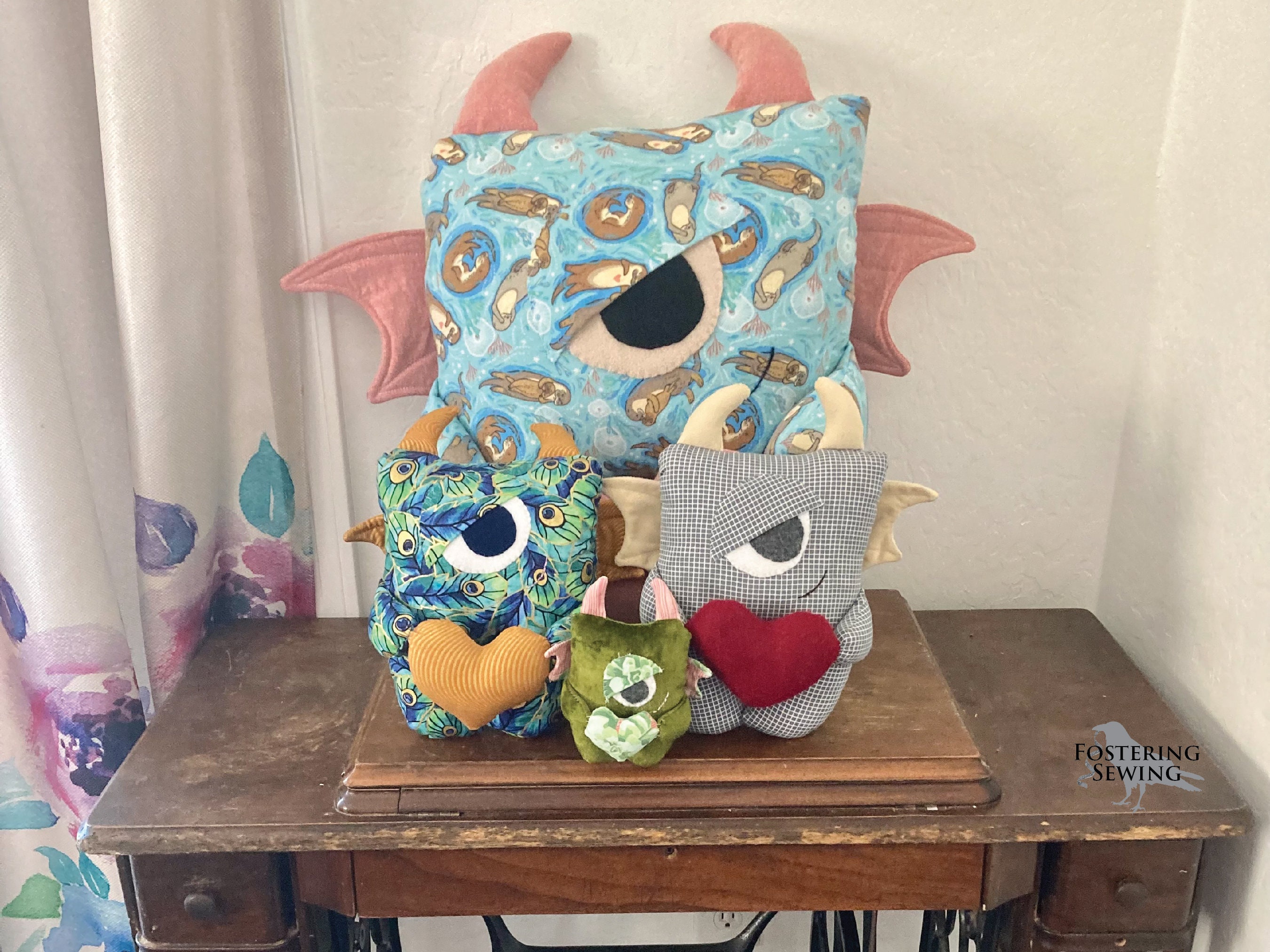 Cuddle Monster Digital PDF Plushie Sewing Pattern/ Keepsake - Etsy