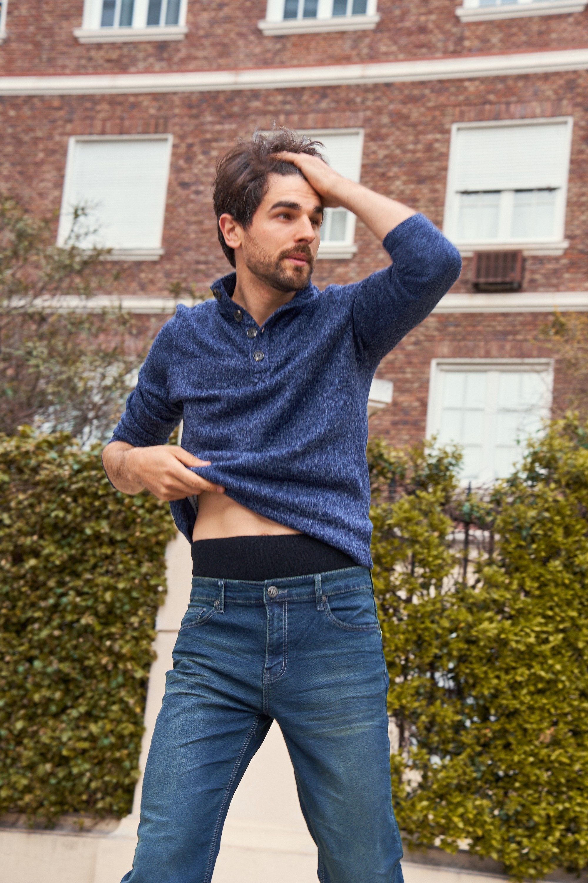 Men's Black Haramaki | Stomach Warmer | Winter Base Layer | Back Pain ...