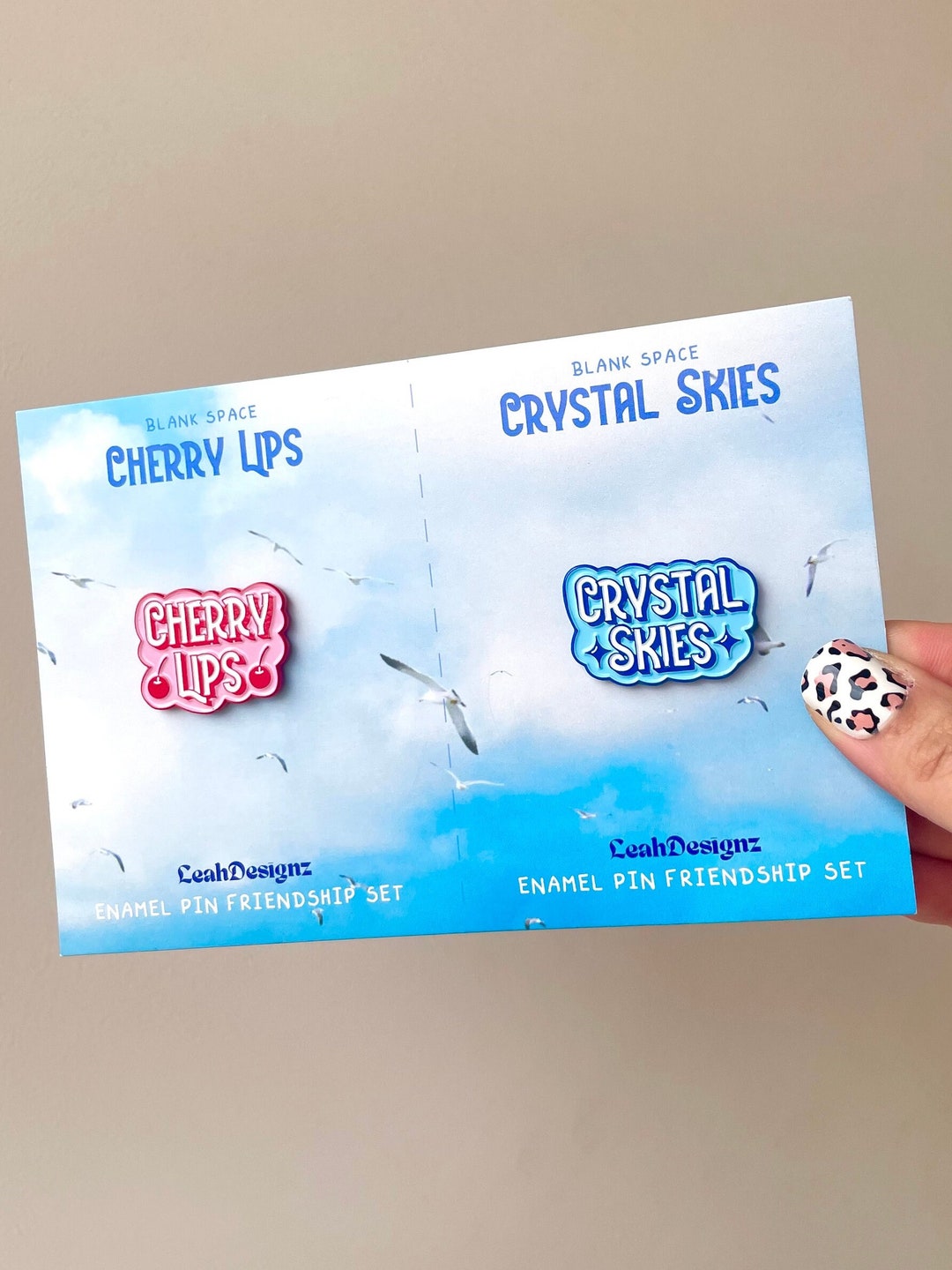 Blank Space Friendship Pin Set - Etsy