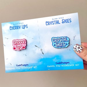 Blank Space Friendship Pin Set - Etsy
