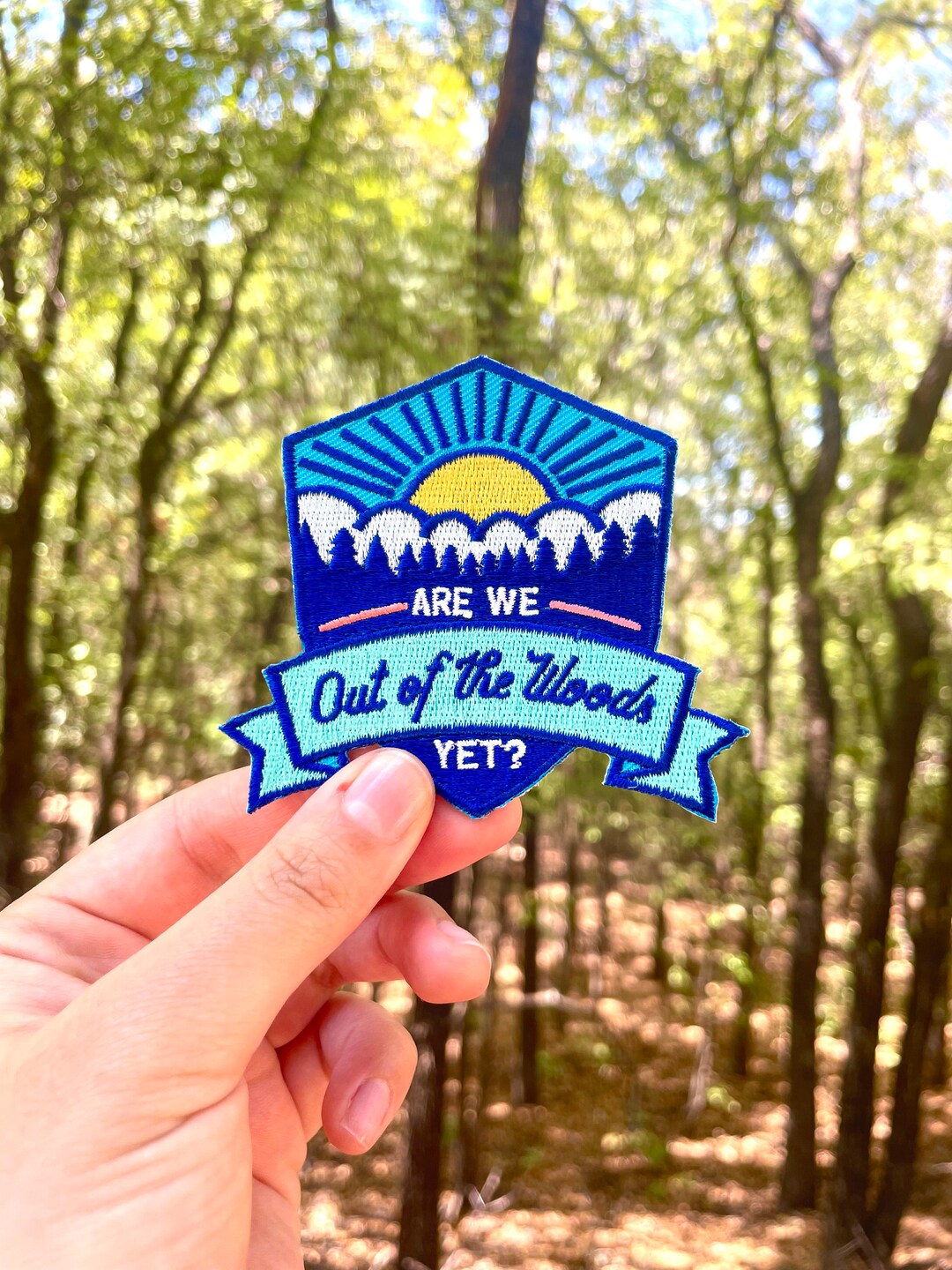 Out of the Woods Iron on Patch - Etsy