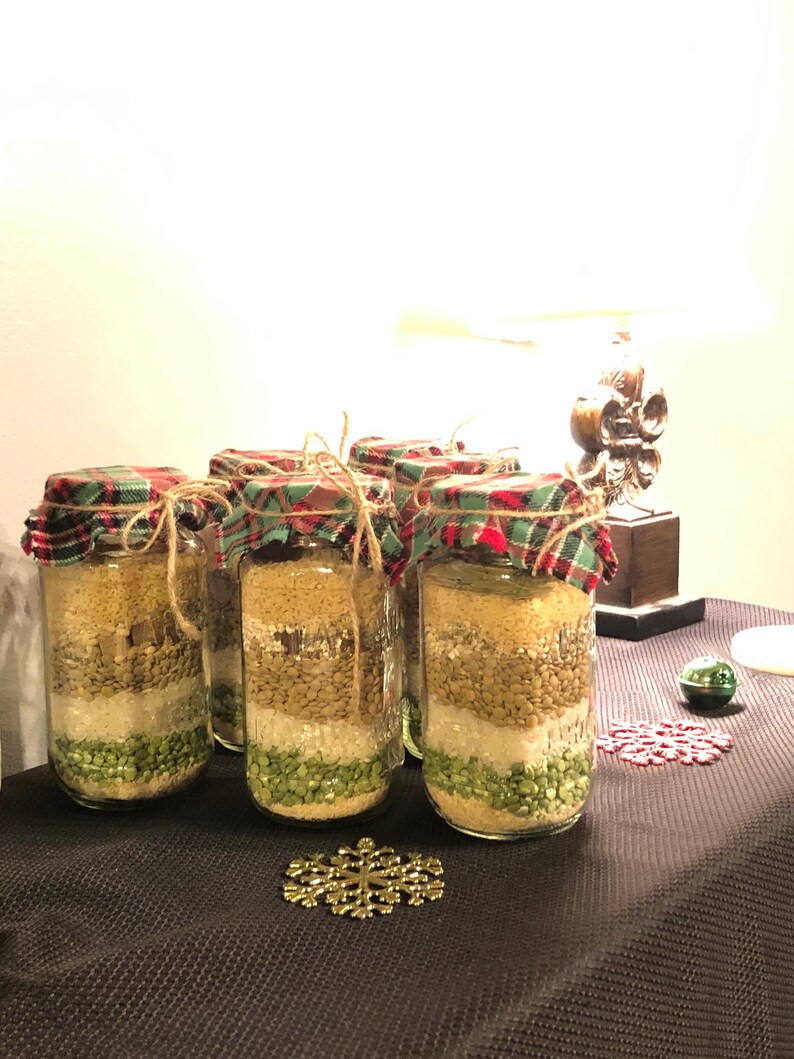 Friendship Soup in a Glass Jar Christmas Gift Quick Easy - Etsy