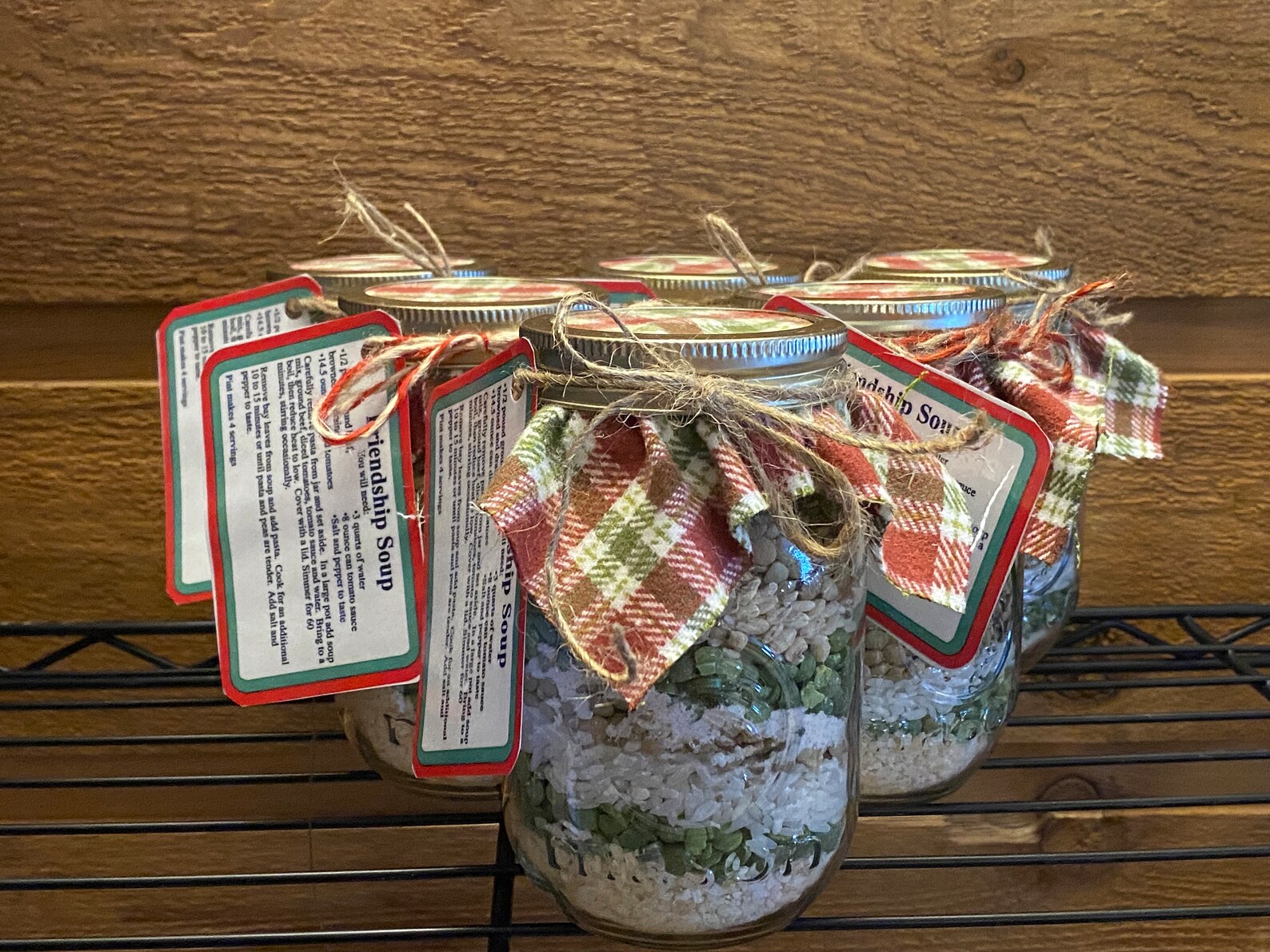 Friendship Soup in a Glass Jar Christmas Gift Quick Easy - Etsy
