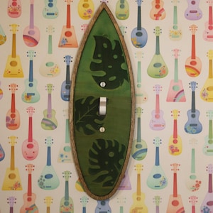 Monstera Leaf Surfboard Light Switch Cover | Monstera Leaf Surfboard ...