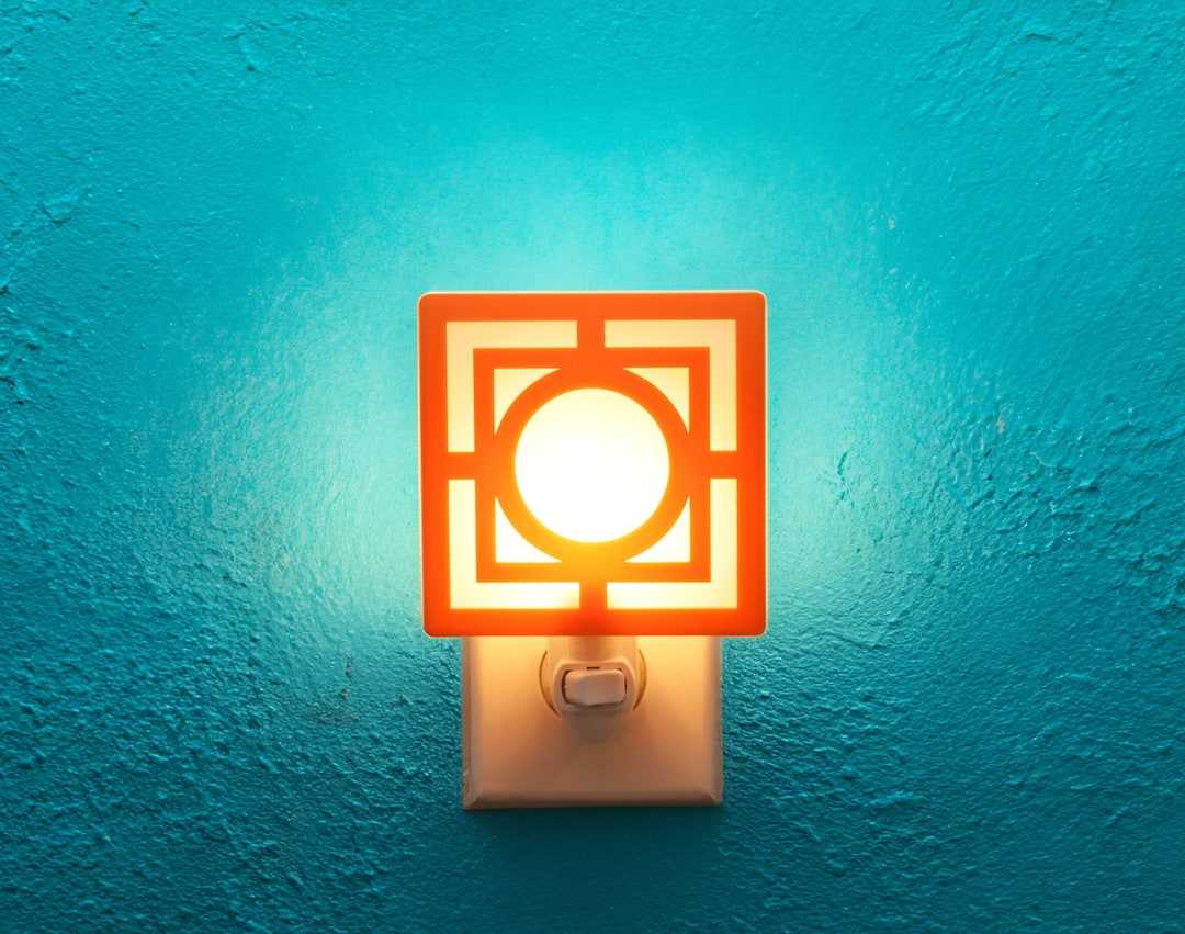 Breeze Block Night Light | Acrylic Mid-century Modern Nightlight ...