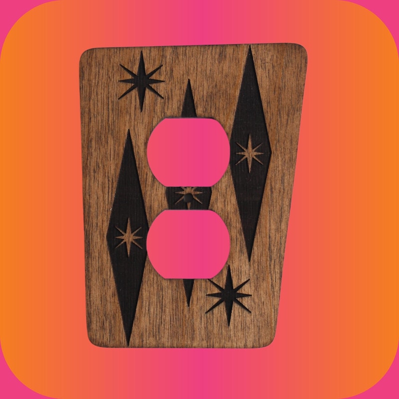 Wood Mcm Switch Plate - Etsy