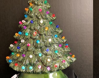 Large Ceramic Christmas Tree - Etsy