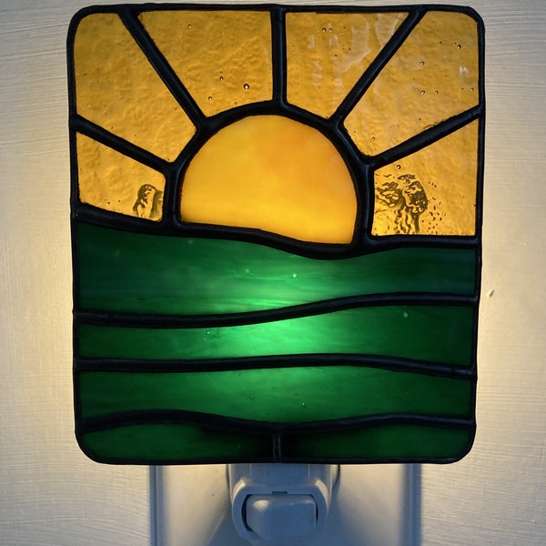 Glass Night Light - Etsy