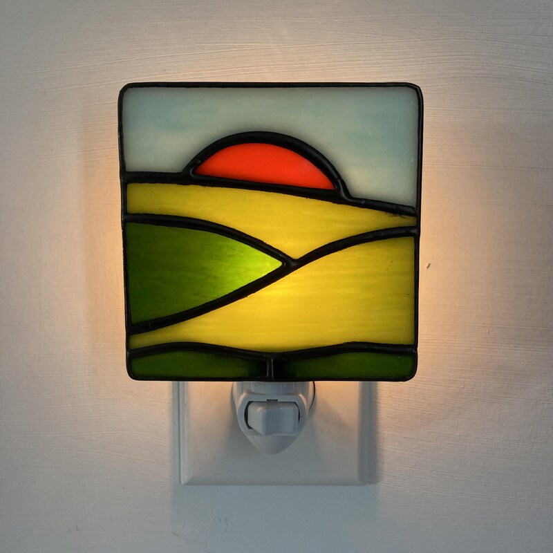 Glass Night Light - Etsy