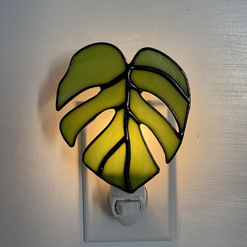 Glass Night Light - Etsy