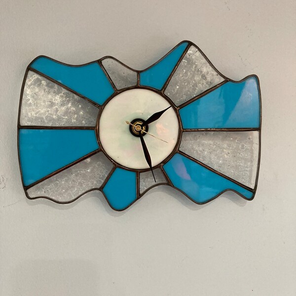 Stained Glass Clock - Etsy